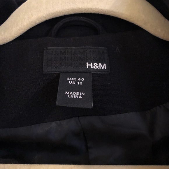 H&M | Jackets & Coats | Hm Black Blazer | Poshmark